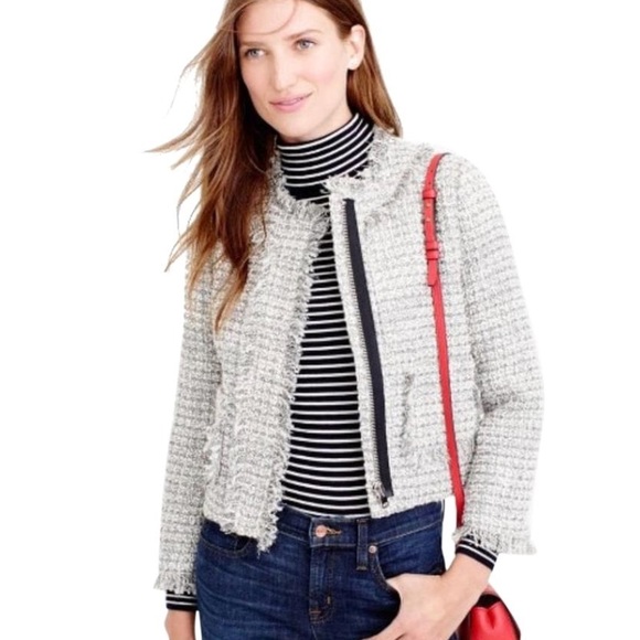 J. Crew | Jackets & Coats | Jcrew Metallic Tweed Jacket | Poshmark